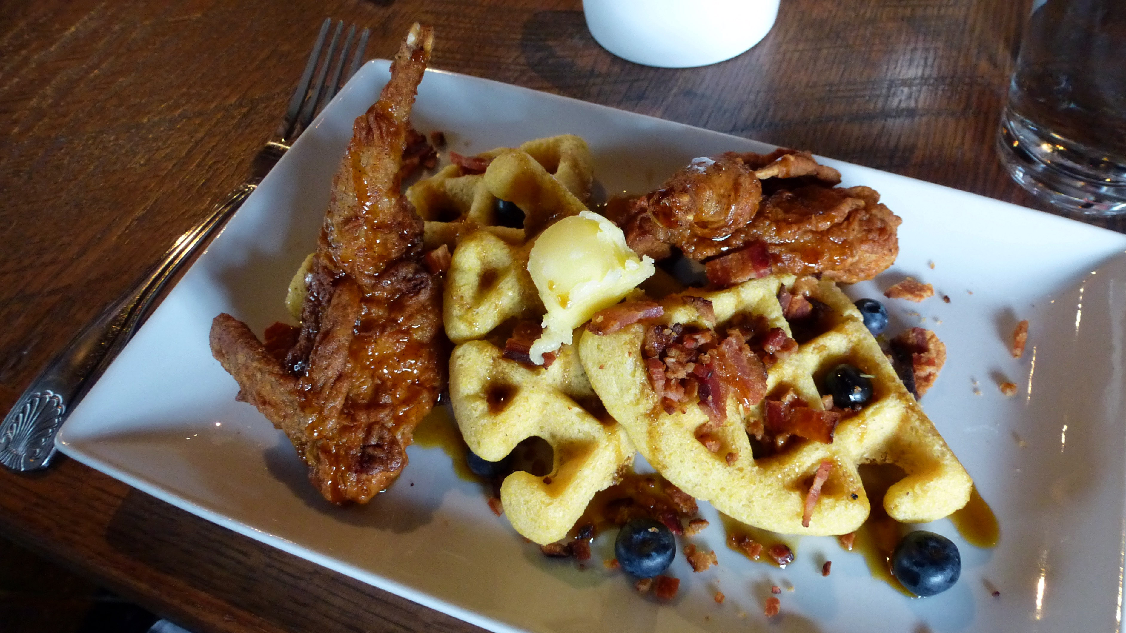 Sinclair Chicken Fried Quail and Waffle FULL - Centex Cooks